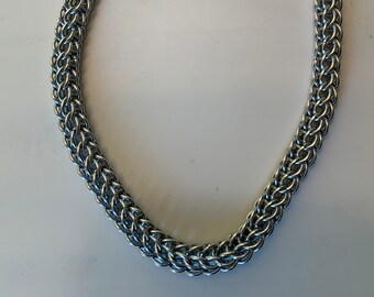 Full Persian Weave Chainmaille Necklace - Etsy