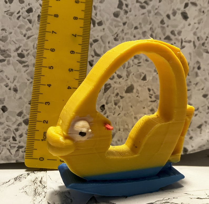 Vintage Miniature Step 2 Rocking Yellow Angel Fish Rocker Ride on ...