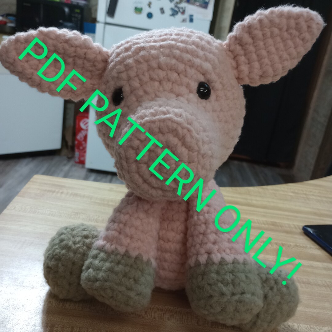 Piggy Friend Crochet Pattern - Etsy