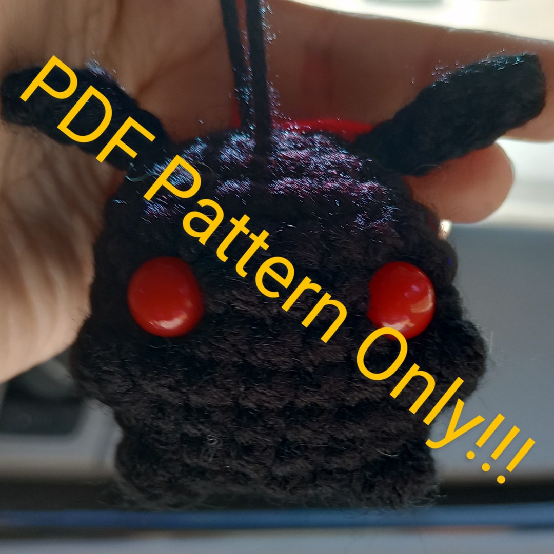 Mothman Keychain PDF Pattern - Etsy