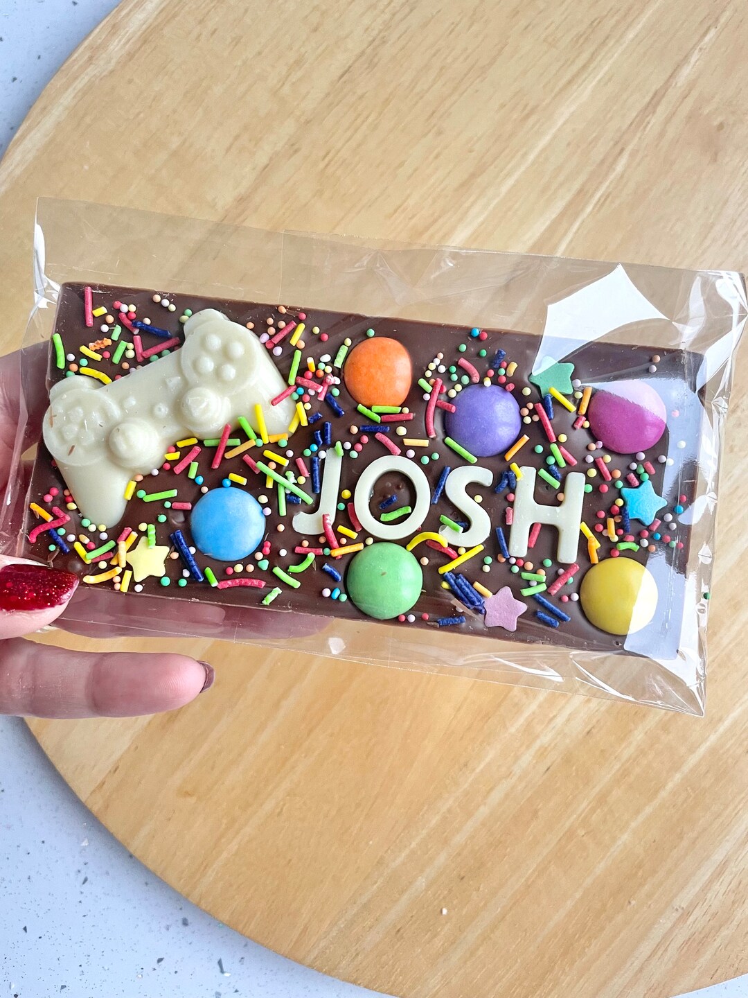 Personalised Chocolate Bar-gaming Gift-controller Chocolate Bar - Etsy UK