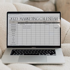 2023 Marketing Calendar, Campaign Planning Tool, Weekly Multi Channel ...
