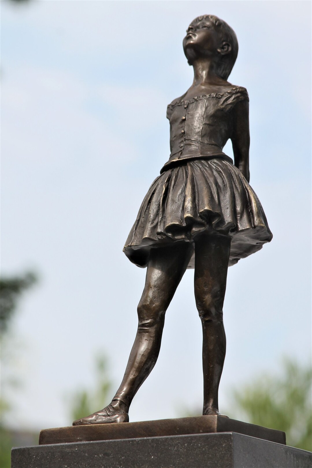 High and Heavy Bronze Statue of a Dancer 38 Cm High - Bronze Marble - Etsy