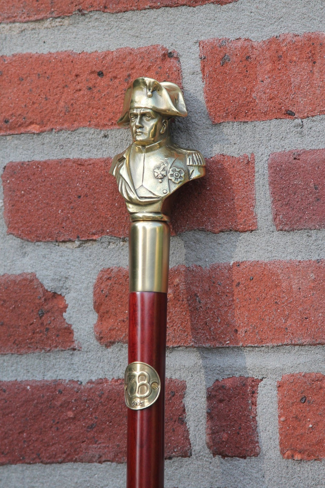 Bronze Gilded Walking Stick Napoleon stamped - Etsy