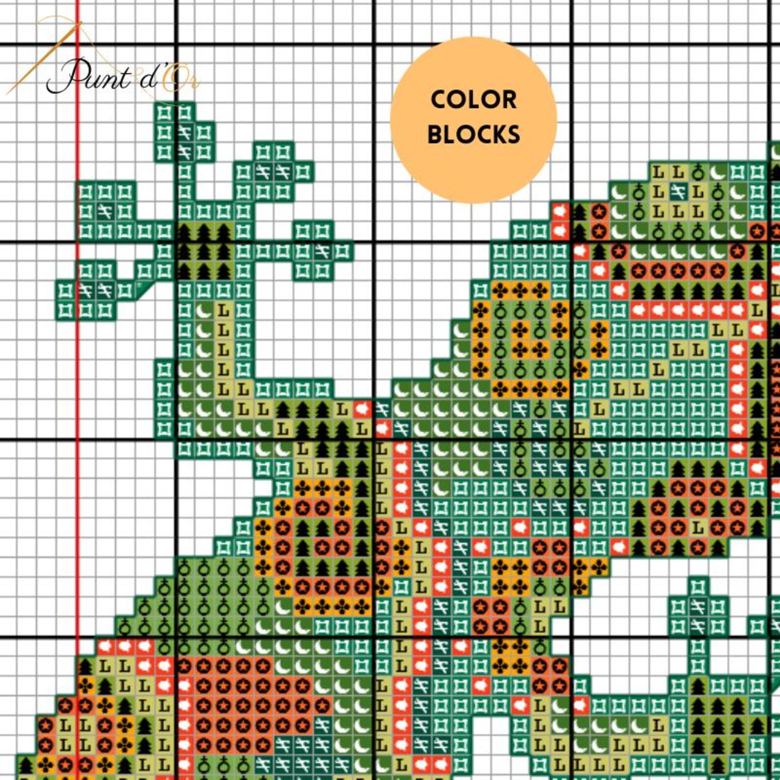 3 Geometric Lizards - Cross Stitch Pattern - Instant Download PDF ...