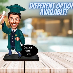 Graduation Gifts Themed Caricature Tabletop Trinket Graduation ...