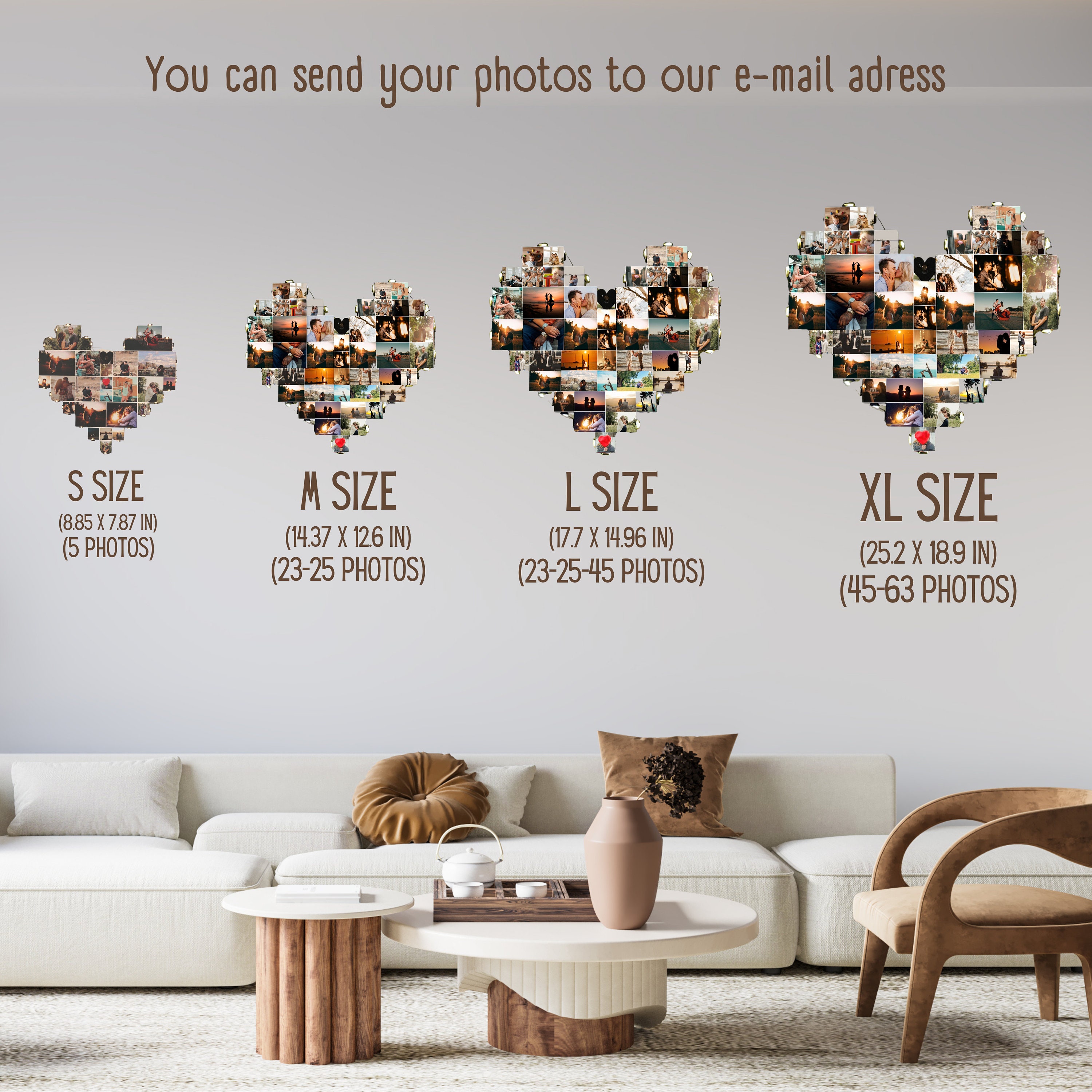 Photo Frame Multiple Photos Custom Collage Picture Frame Personalized ...