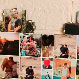 Custom Photo Collage Frame, Heart Shaped Frame, Photo Wall Hanging ...