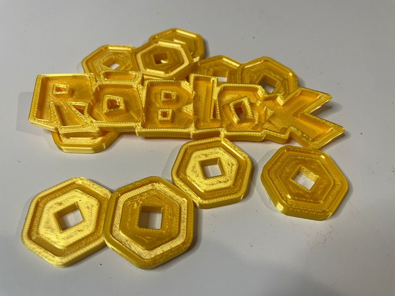 Roblox Robux Gold Coins Roleplay Set for Kids, Creative Play Money for ...