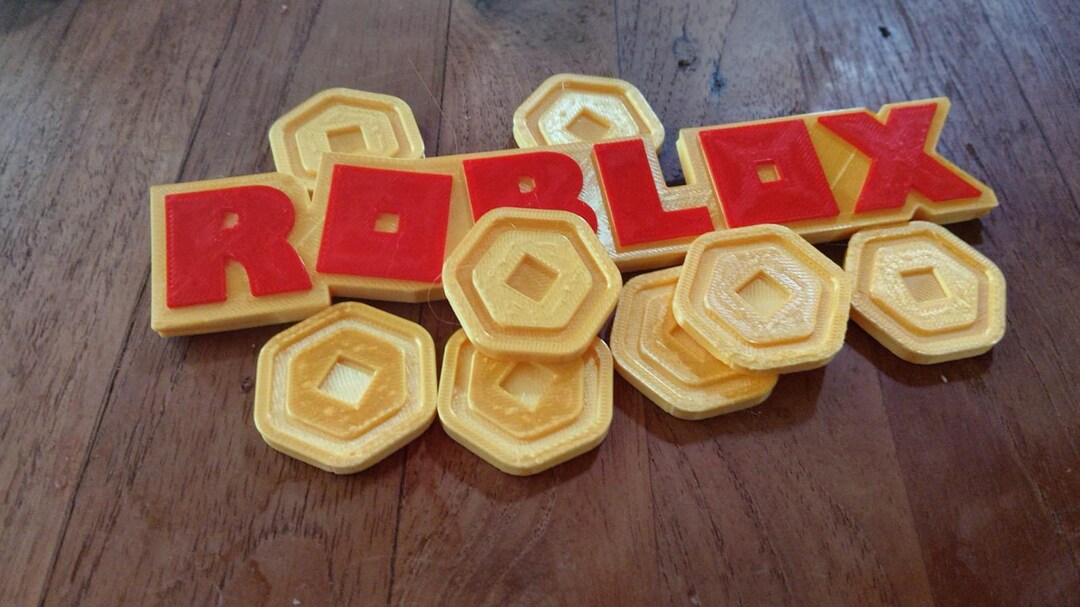 Roblox Robux Gold Coins Roleplay Set for Kids, Creative Play Money for ...