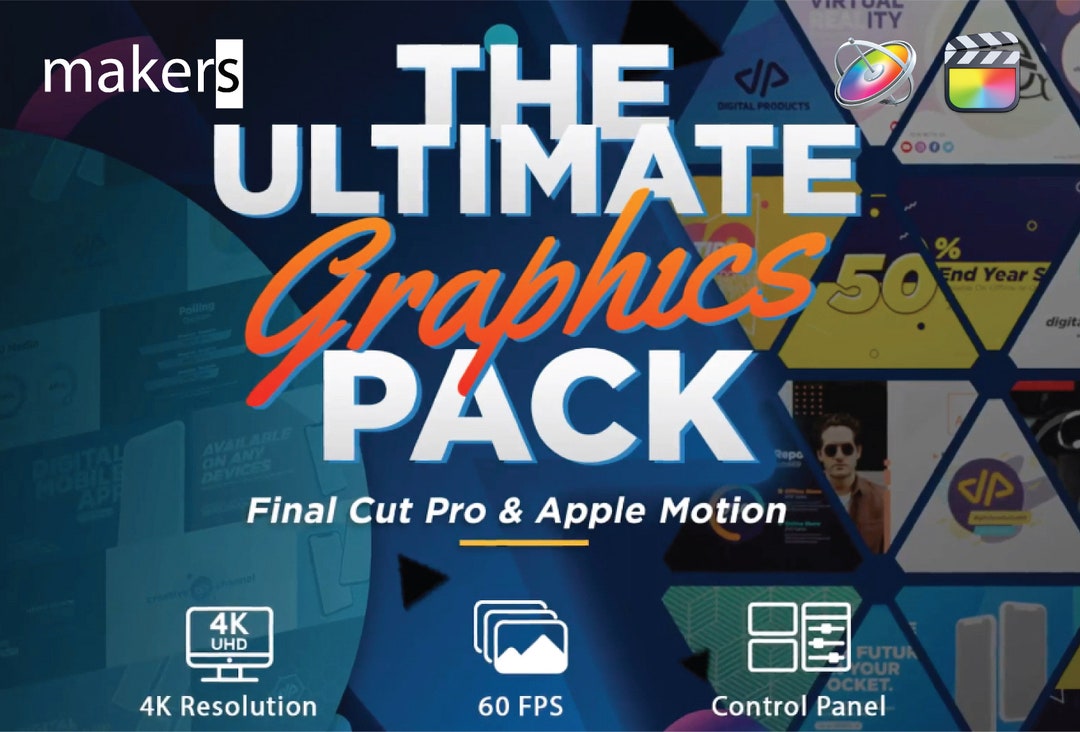The Ultimate Graphics Pack - Final Cut Pro X & Apple Motion | Fcpx - Etsy
