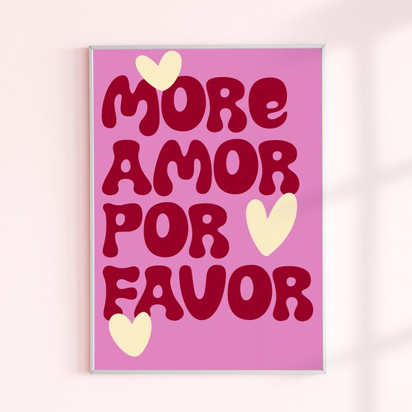 More Amore Poster - Etsy