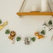 Safari Felt Garland, Nursery Garland, Jungle Animals, Felt Toys ...
