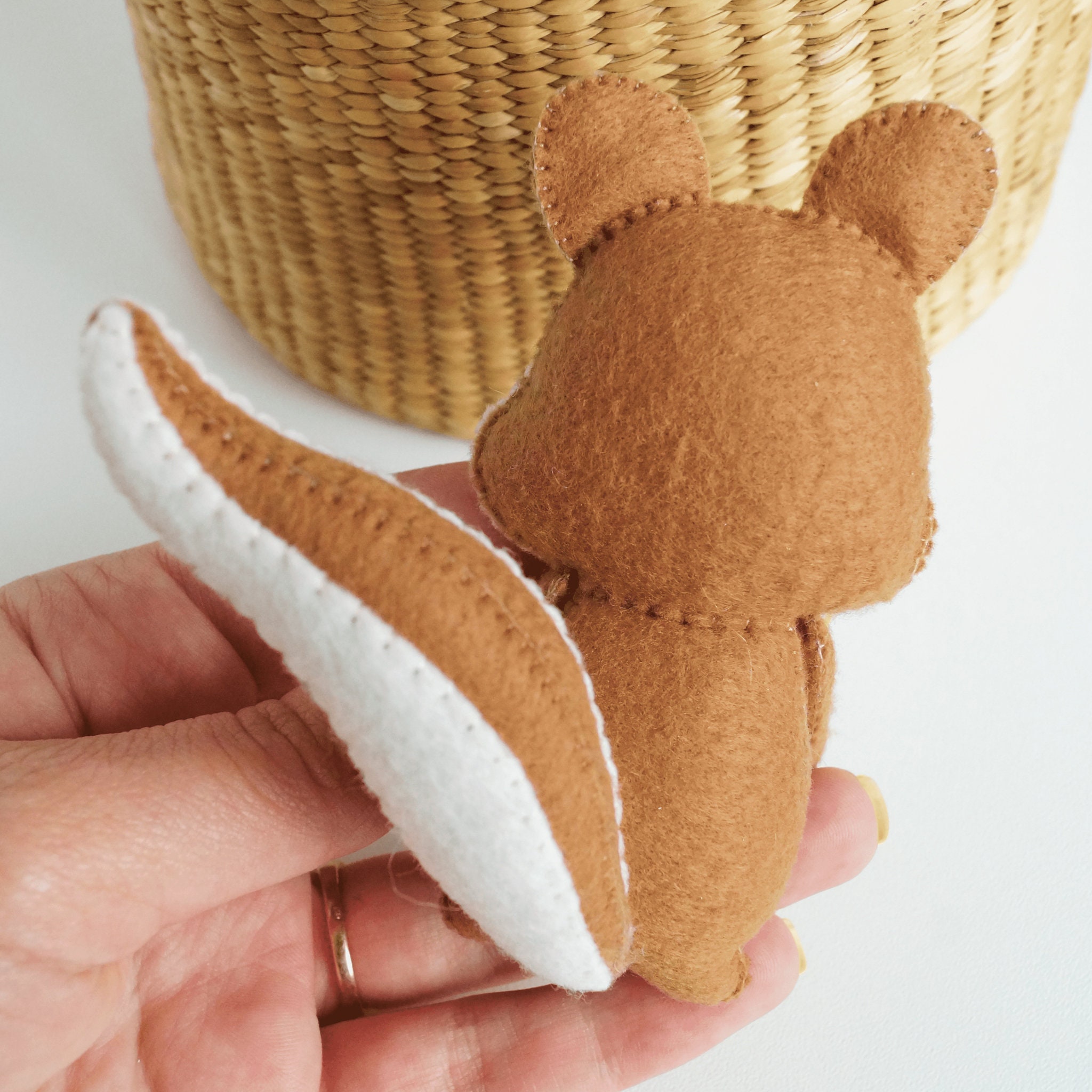 Squirrel Sewing Pattern PDF, Woodland Felt Animal Pattern, Soft Toy ...