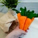 Felt Carrot Pattern and Tutorial, Felt Food Sewing Pattern, Felt ...