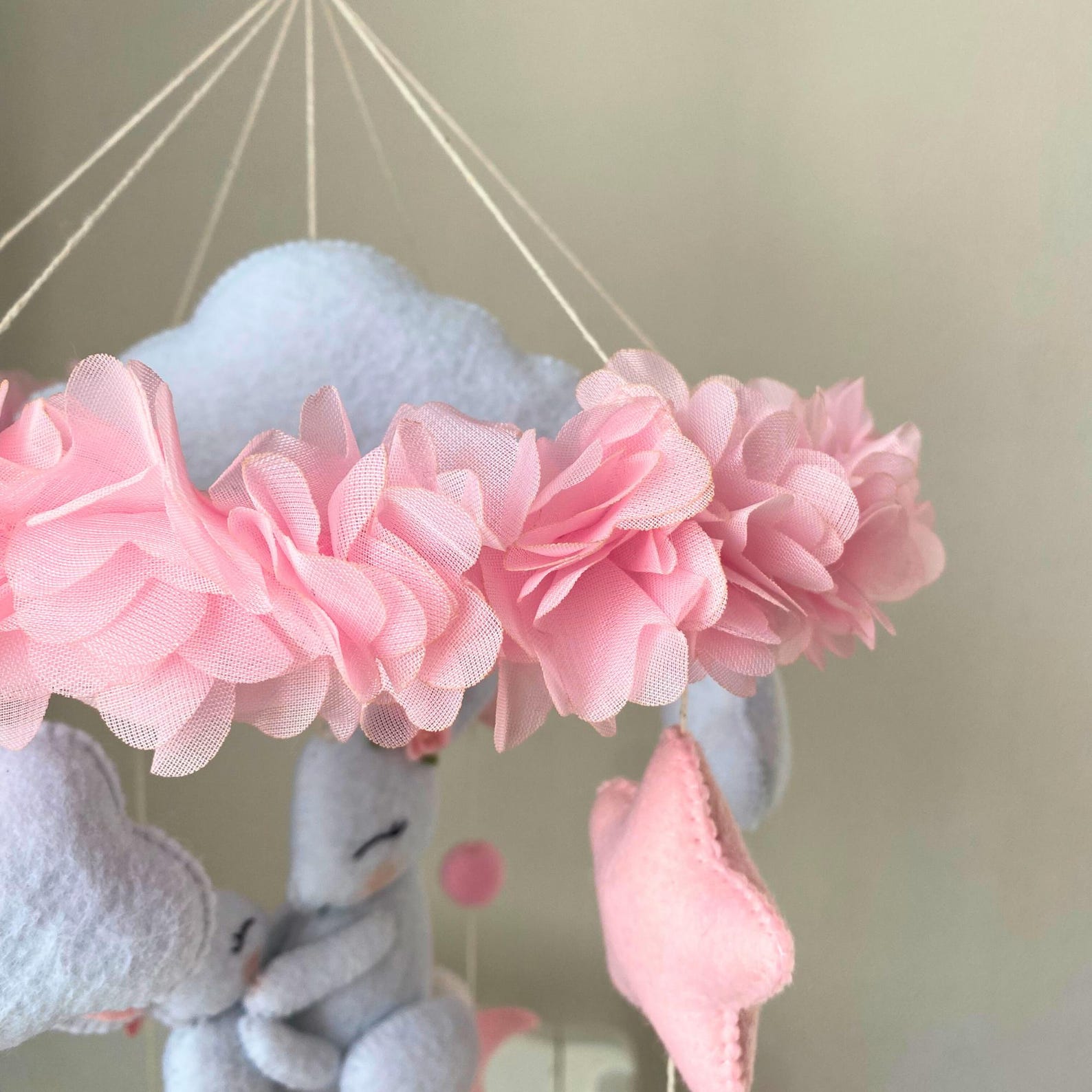 Baby Mobile Sewing Pattern PDF, Teddy Bear Pattern, Nursery Mobile DIY ...