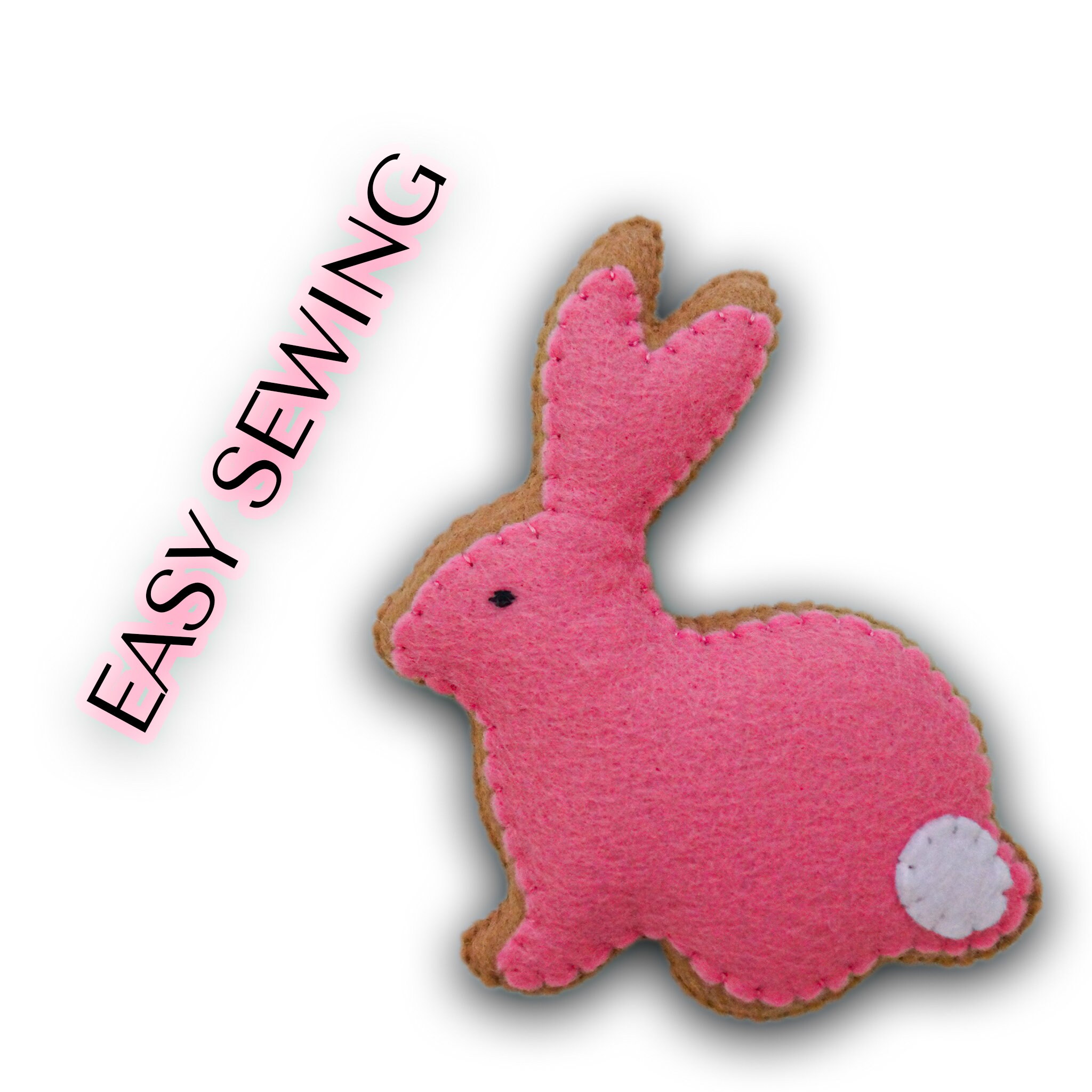 Easter Cookies Sewing Pattern, Felt Bunny Cookie Pattern, Easter Décor ...