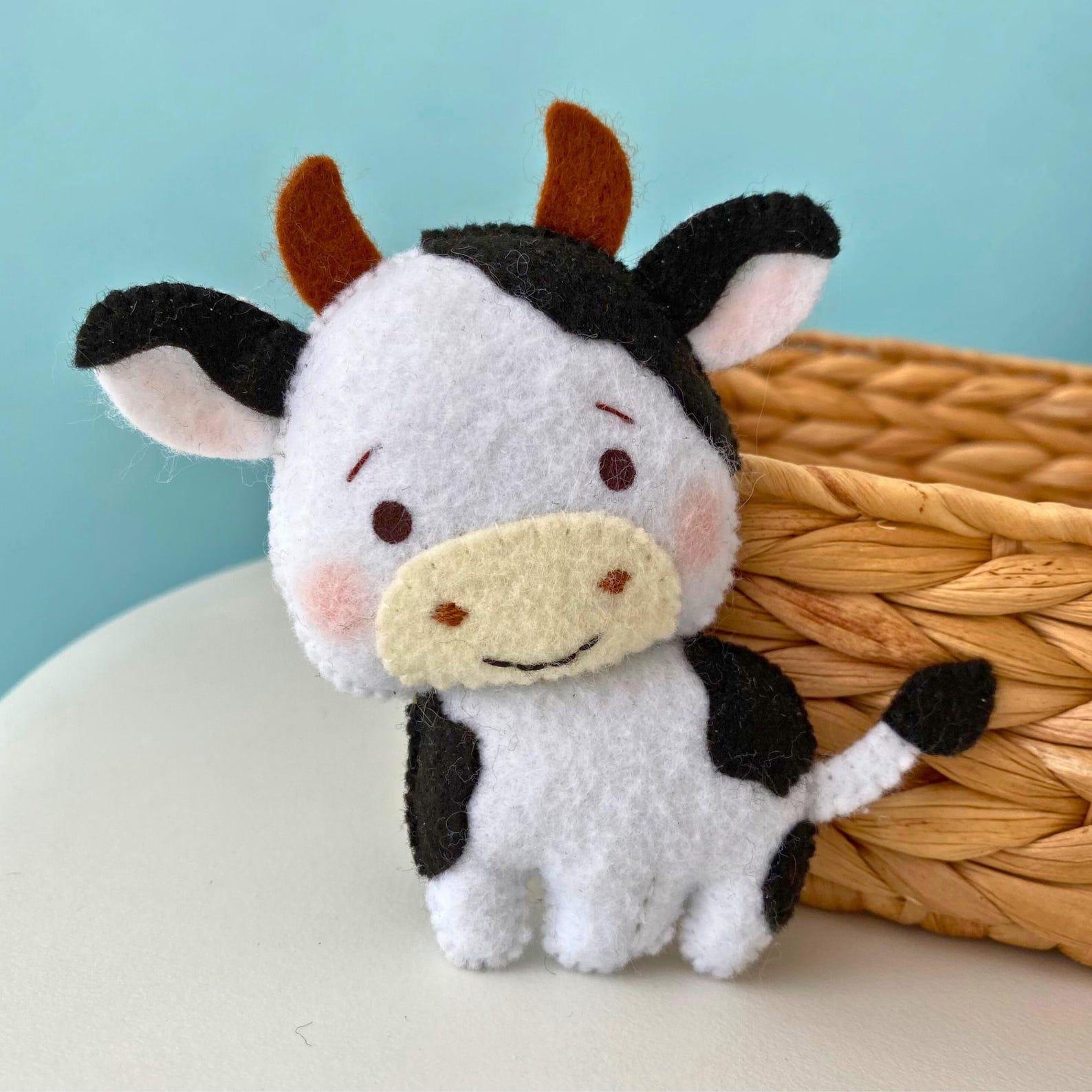 Set of 10 Felt Farm Animals Pattern, Felt Toys Pattern, Stuffed Animals ...