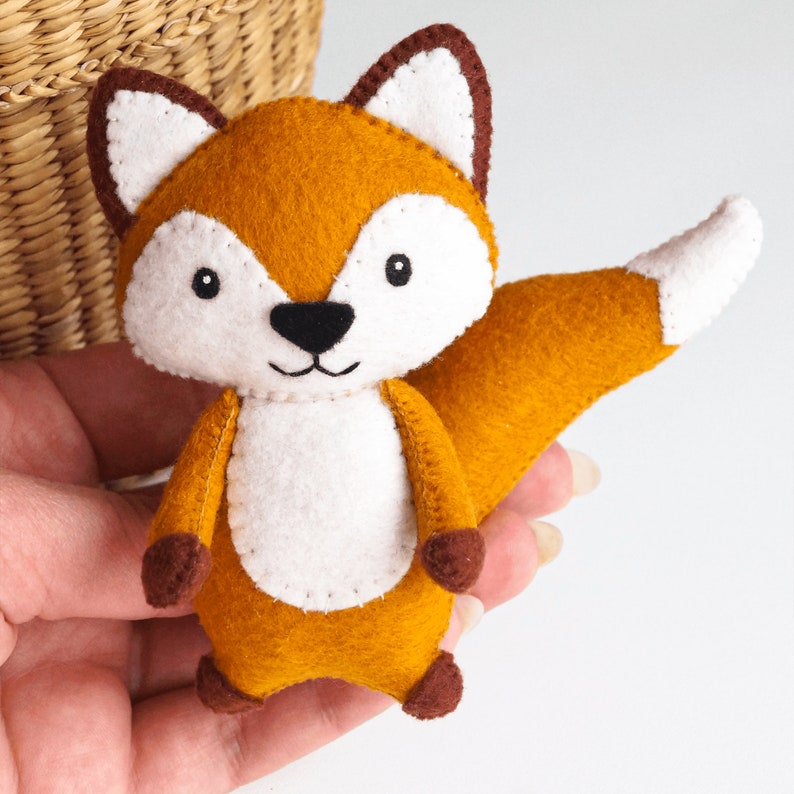 10 Felt Animals Sewing Pattern PDF Woodland Felt Toys Pattern and ...