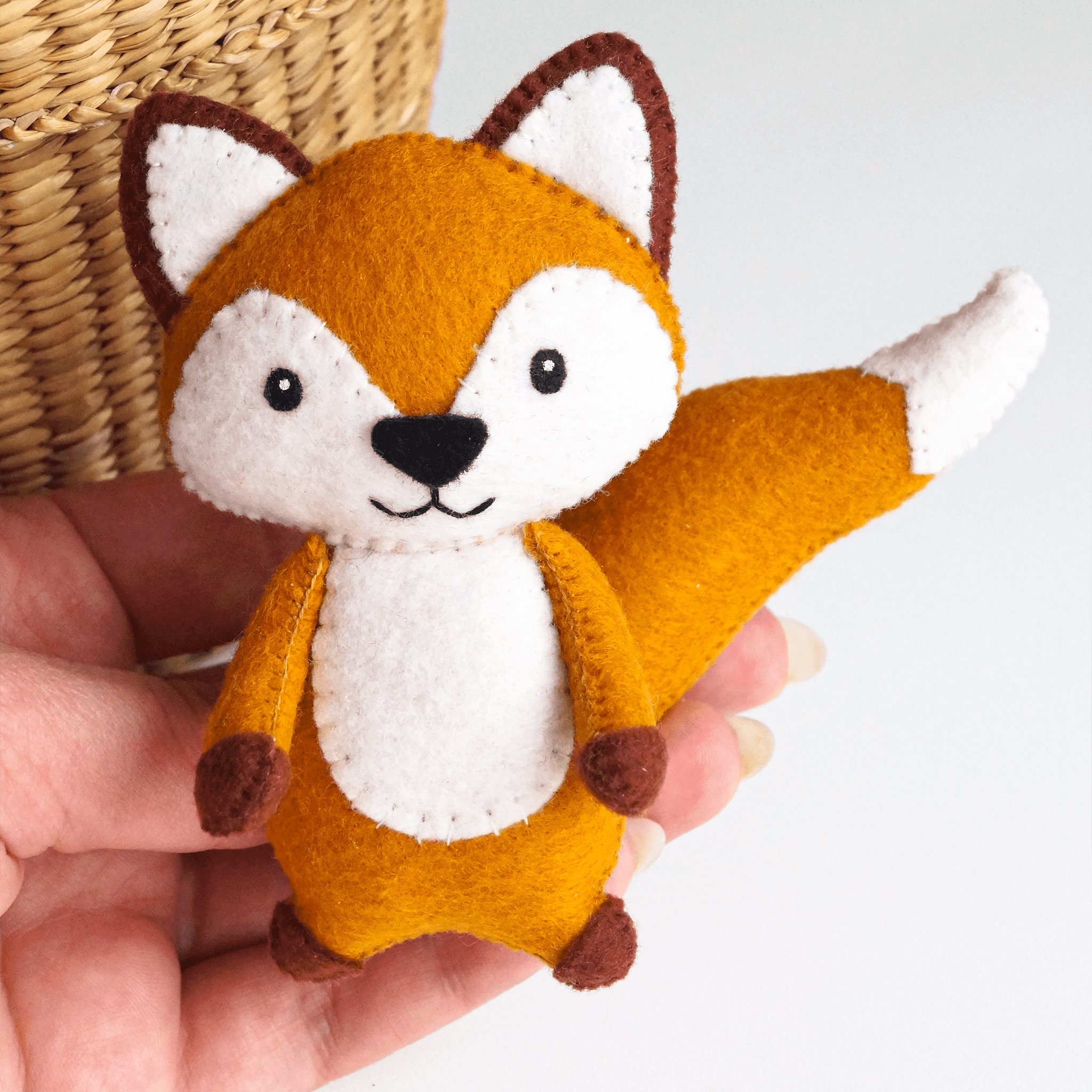 10 Felt Animals Sewing Pattern PDF Woodland Felt Toys Pattern and ...