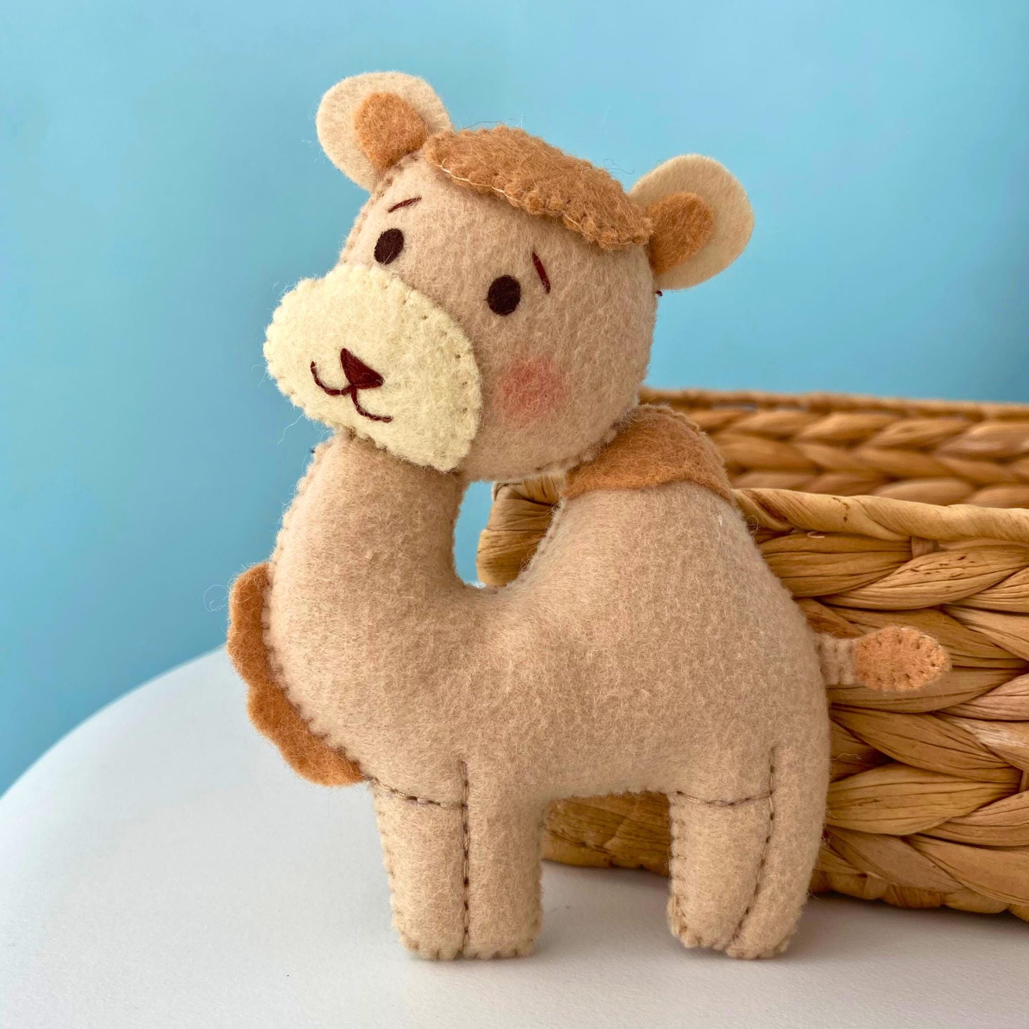 Set of 10 Felt Farm Animals Pattern, Felt Toys Pattern, Stuffed Animals ...