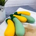 Felt Food Zucchini Sewing Pattern Felt Squash Felt - Etsy