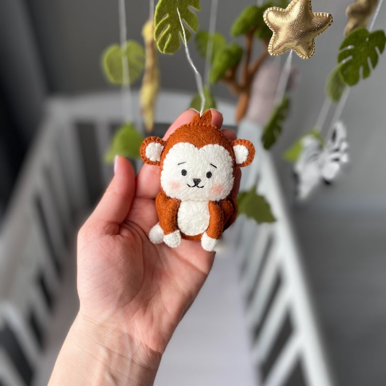 Baby Mobile Safari, Crib Mobile Jungle, Nursery Mobile With African ...