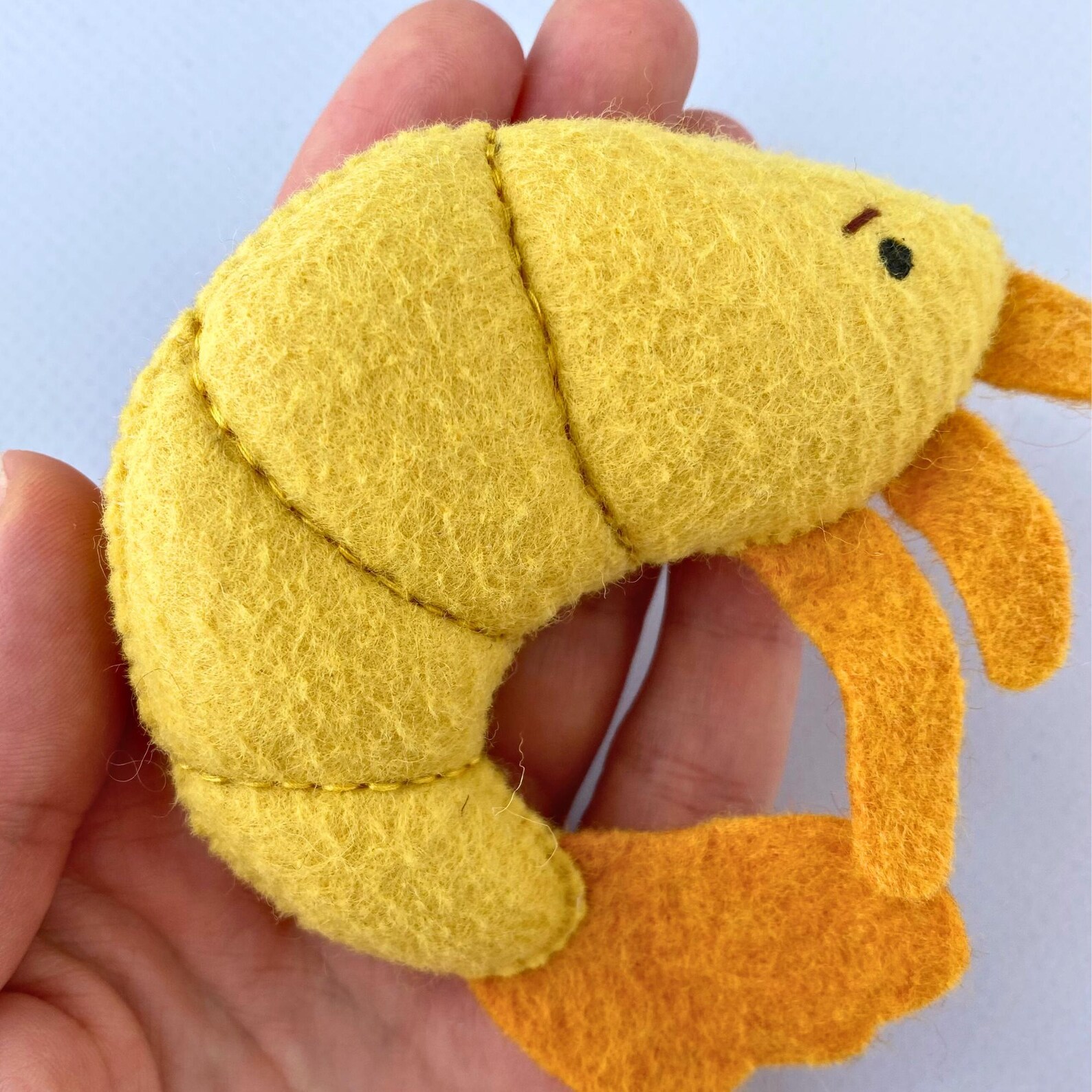 Felt Shrimp Pattern, DIY Sea Animal Sewing Tutorial PDF SVG, Ocean Felt ...