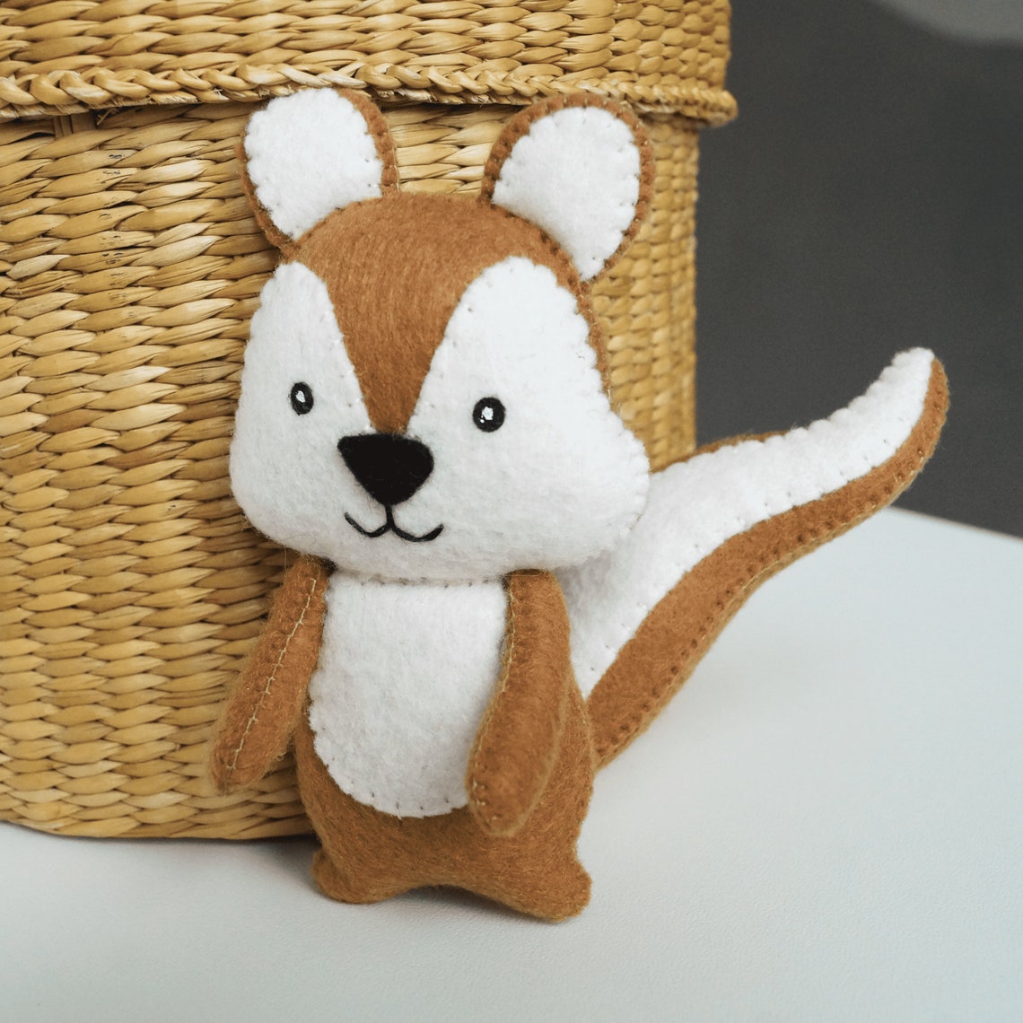 Squirrel Sewing Pattern PDF Woodland Felt Animal Pattern - Etsy