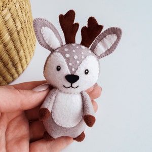 10 Felt Animals Sewing Pattern PDF - Woodland Felt Toys Pattern and ...