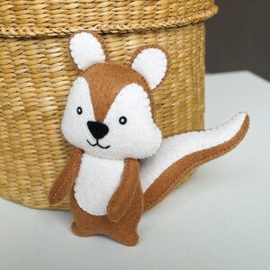 Squirrel Sewing Pattern PDF, Woodland Felt Animal Pattern, Soft Toy ...
