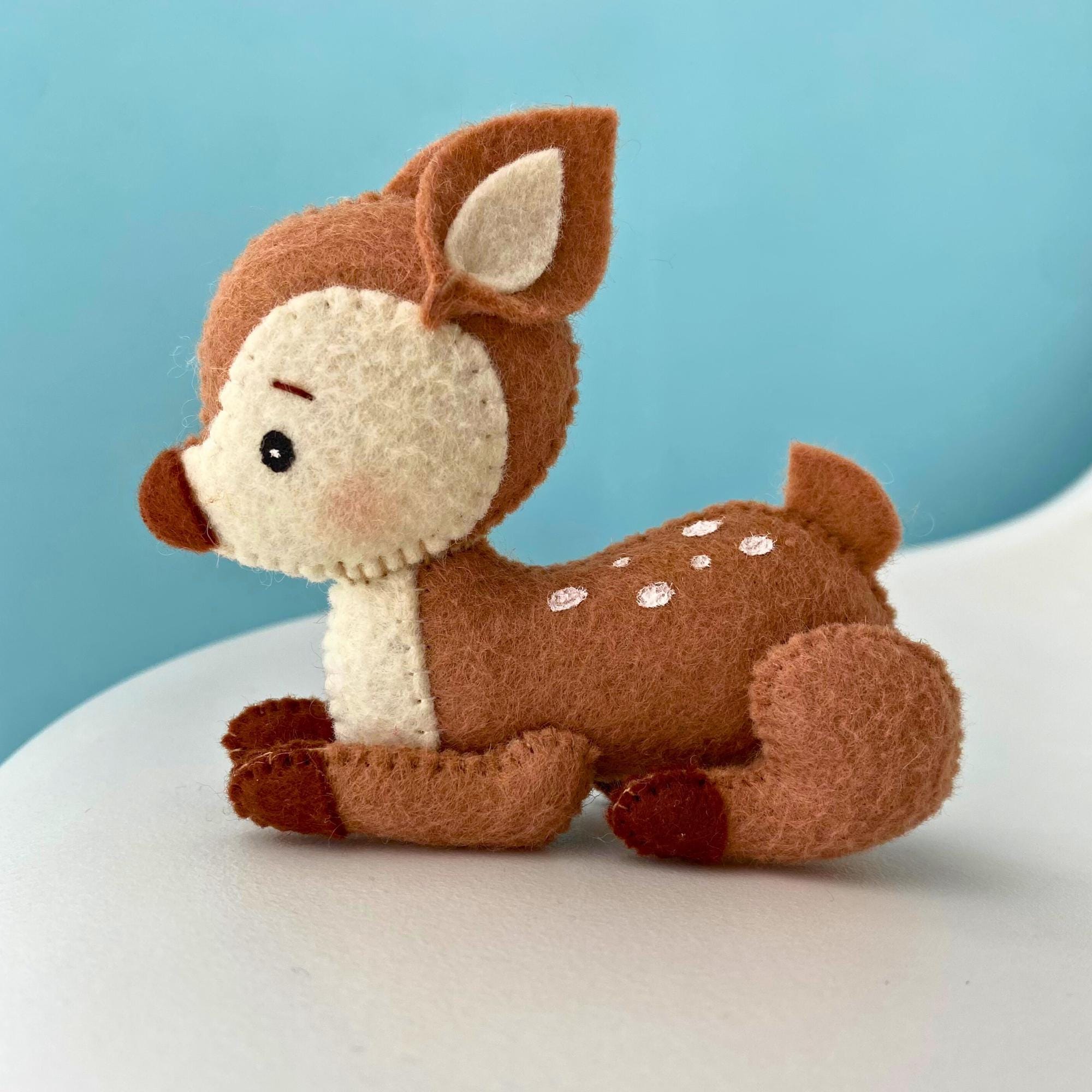 7 Woodland Stuffed Animals Pattern, Felt Animals Pattern, Forest Sewing ...