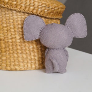 Elephant Felt Pattern, Safari Animal PDF Pattern, Felt Toys Pattern - Etsy