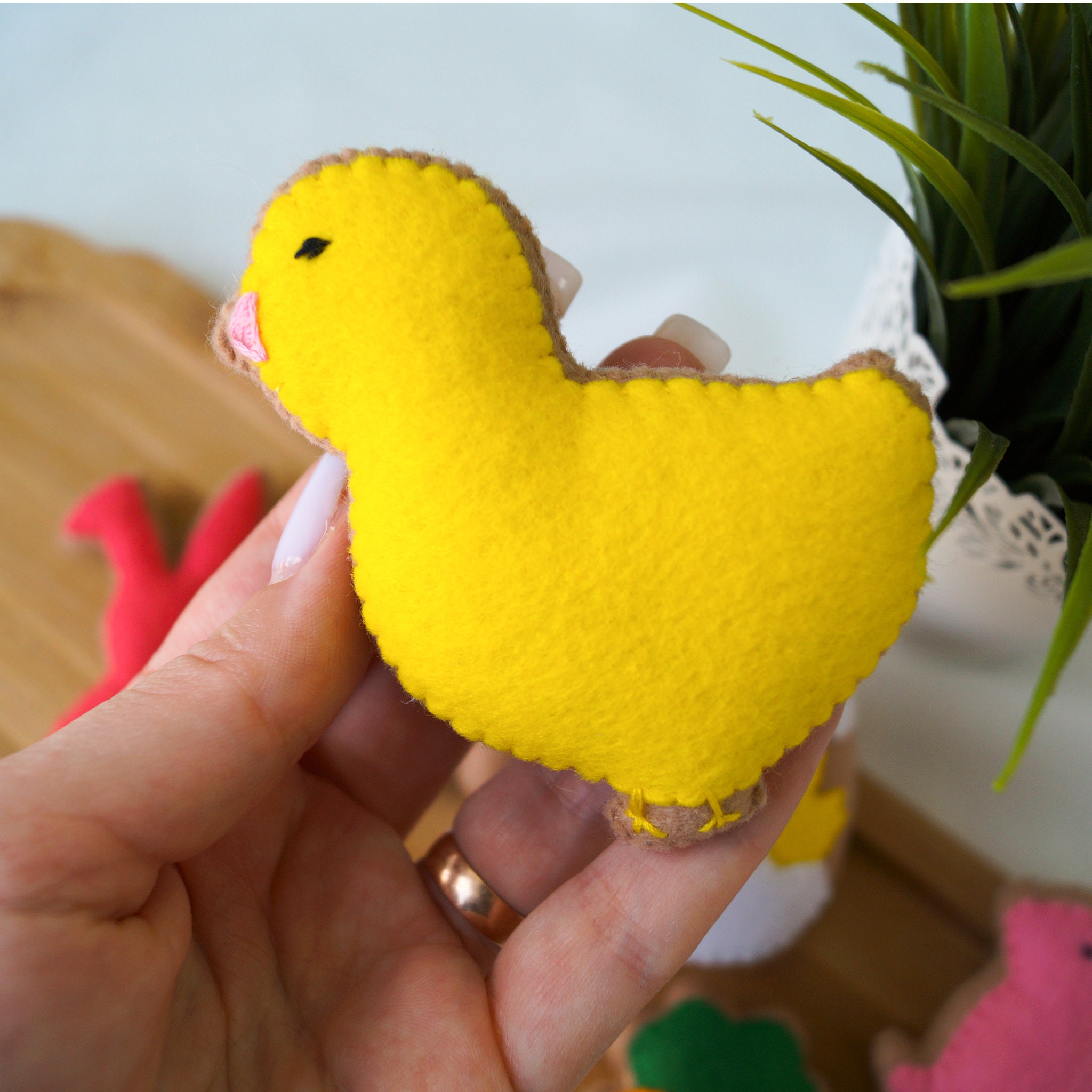 Easter Cookies Sewing Pattern, Easter Decor Felt Pattern PDF, Felt Egg ...