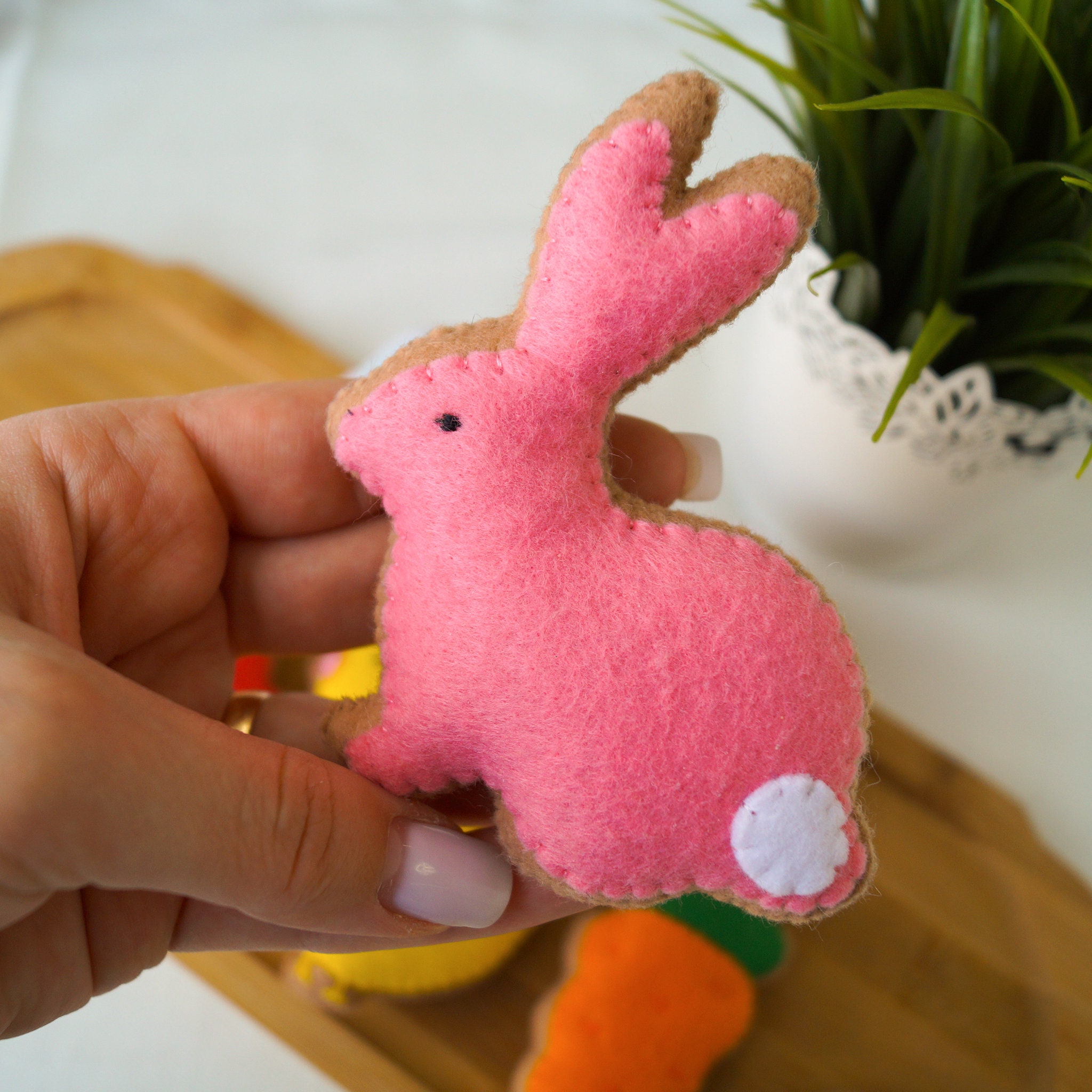 Easter Cookies Sewing Pattern, Easter Decor Felt Pattern PDF, Felt Egg ...