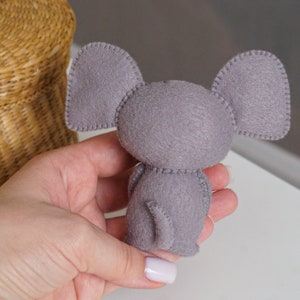 Elephant Felt Pattern, Safari Animal PDF Pattern, Felt Toys Pattern - Etsy