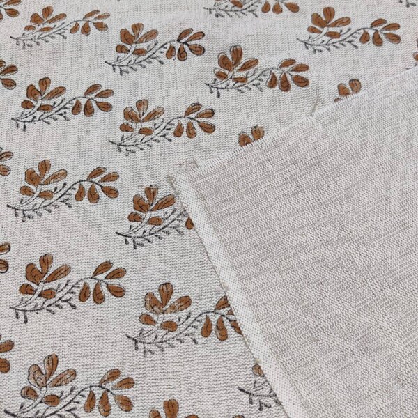 Block Print Linen - Etsy