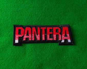 Pantera Embroidered Patch Badge Applique Iron on 654625 - Etsy
