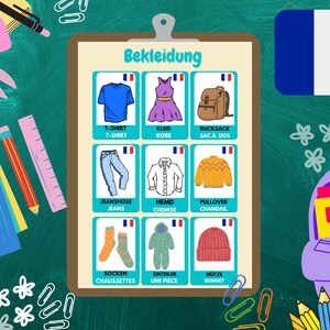 Bilingual Flashcards for Kids Printable Digital INSTANT - Etsy