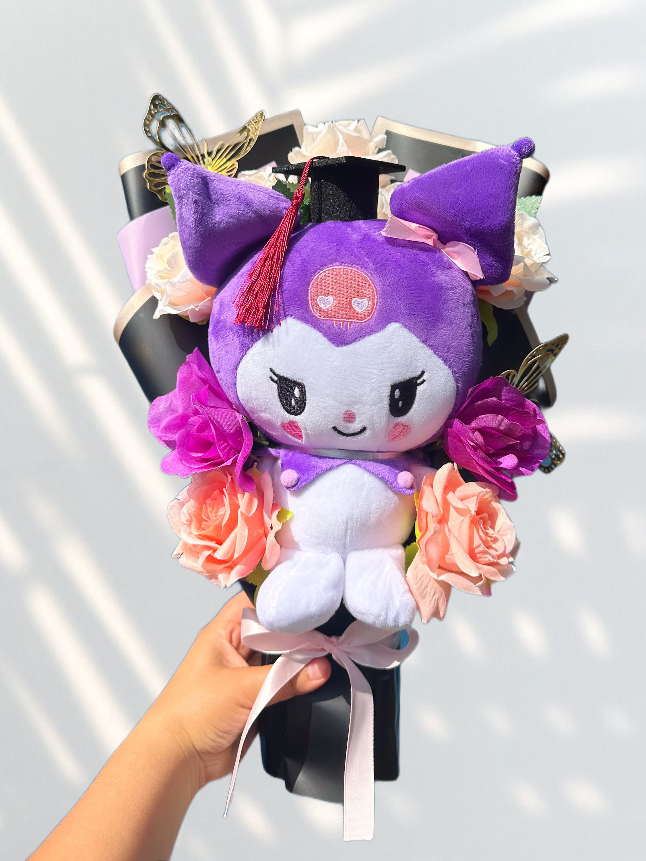 Kuromi Graduation Plush Bouquet - Etsy