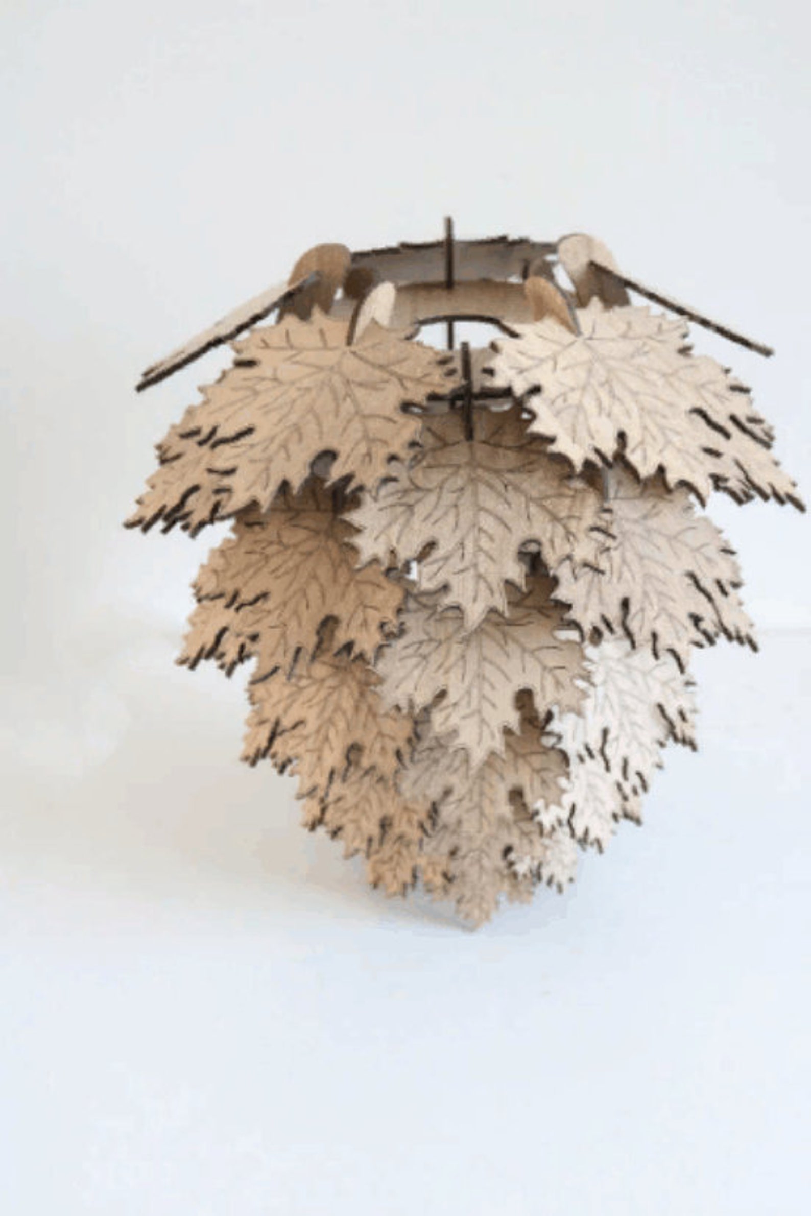 Lamp. Maple Leaf. Laser Cut Files SVG DXF CDR Vector Plans - Etsy