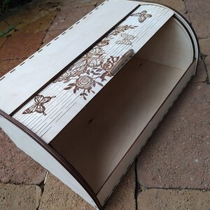 Bread Box. Laser Cut Files SVG, DXF CDR Glowforge File Vector Plans ...