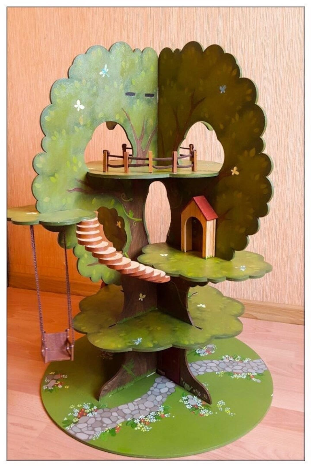 Tree Shelf for Children, Digital Craft Glowforge Download SVG, Dxf,cdr ...