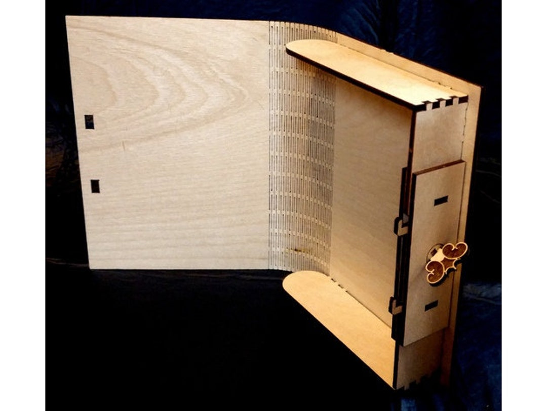 Box for Books. Laser Cut Files SVG DXF CDR Glowforge File Vector Plans ...