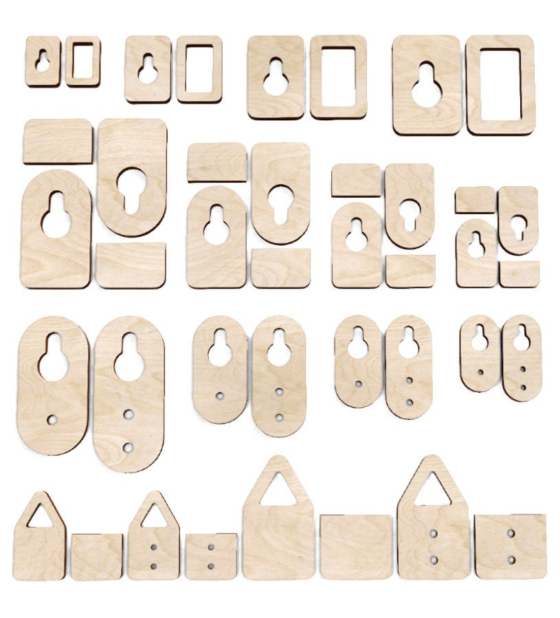 Hanger Hooks Laser Cut Files, Digital Craft Glowforge Download SVG, Dxf ...