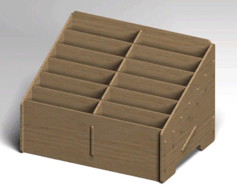 Box For 12 Phones.laser Cut Files SVG DXF CDR Glowforge File - Etsy