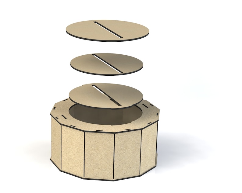 A Wishing Well. Laser Cut Files SVG DXF CDR Glowforge File - Etsy UK