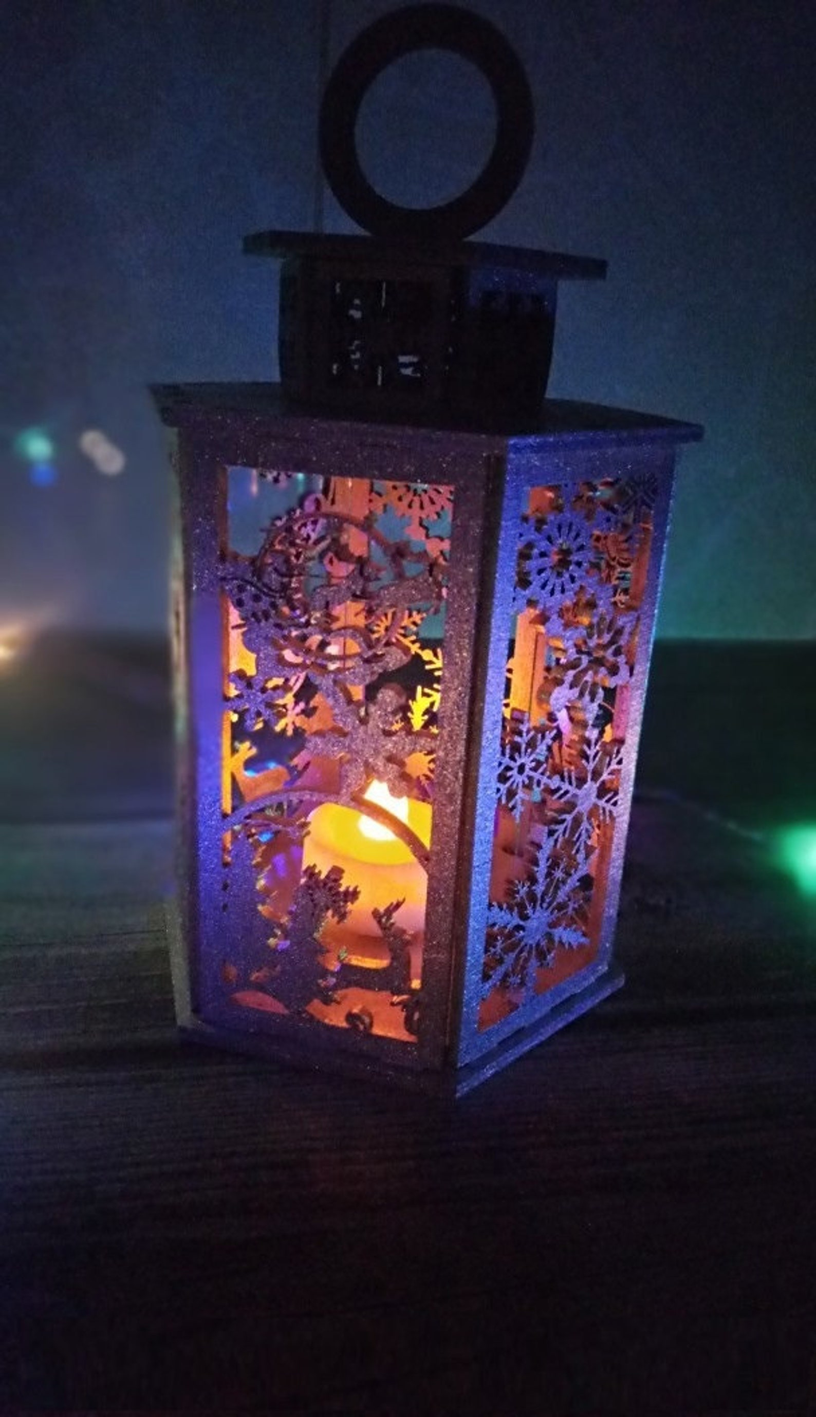 Christmas Lantern.laser Cut Files SVG DXF CDR Glowforge File - Etsy