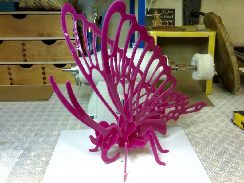 Butterfly 2 Type Laser Cut Files SVG DXF CDR Glowforge File - Etsy