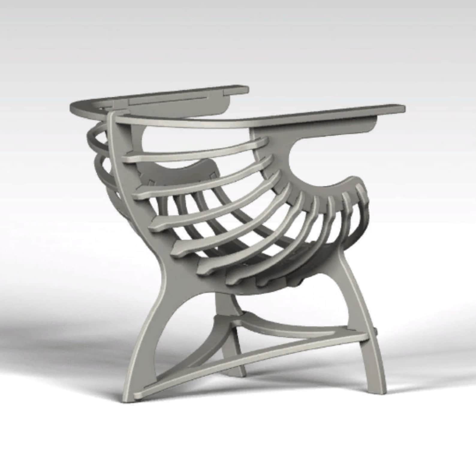 Chair. Laser Cut Files SVG DXF CDR Vector Plans Files Instant - Etsy